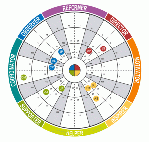 Insights Discovery Team Colour Wheel - Conscious Wheel